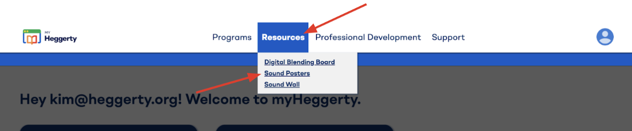 How do I use the Interactive Sound Poster on myHeggerty?