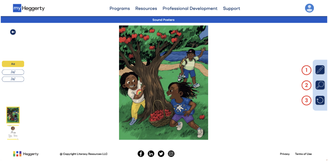 How do I use the Interactive Sound Poster on myHeggerty?