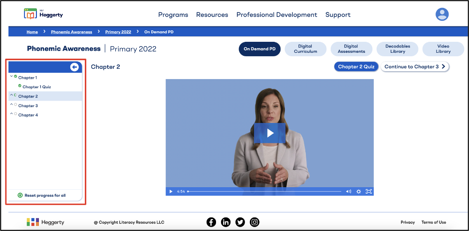 How do I navigate the On Demand PD on myHeggerty?