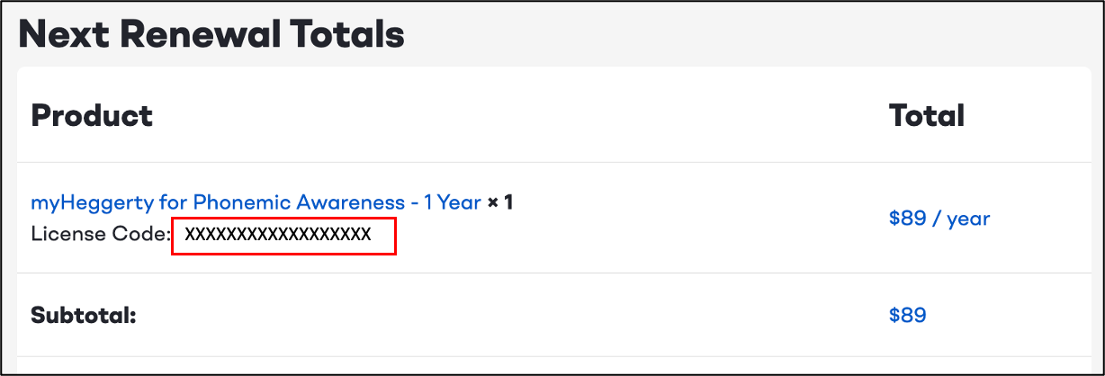 Where can I find my digital license codes for myHeggerty?