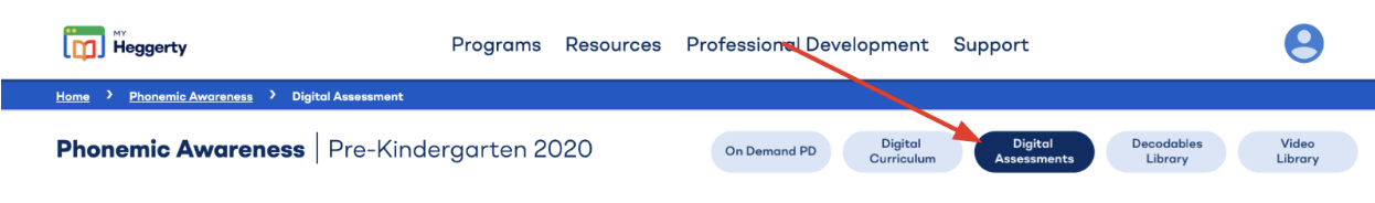 How do I use the Digital Assessments on myHeggerty?