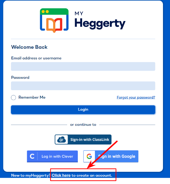 How do I create an account in myHeggerty?