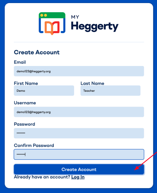 How do I create an account in myHeggerty?