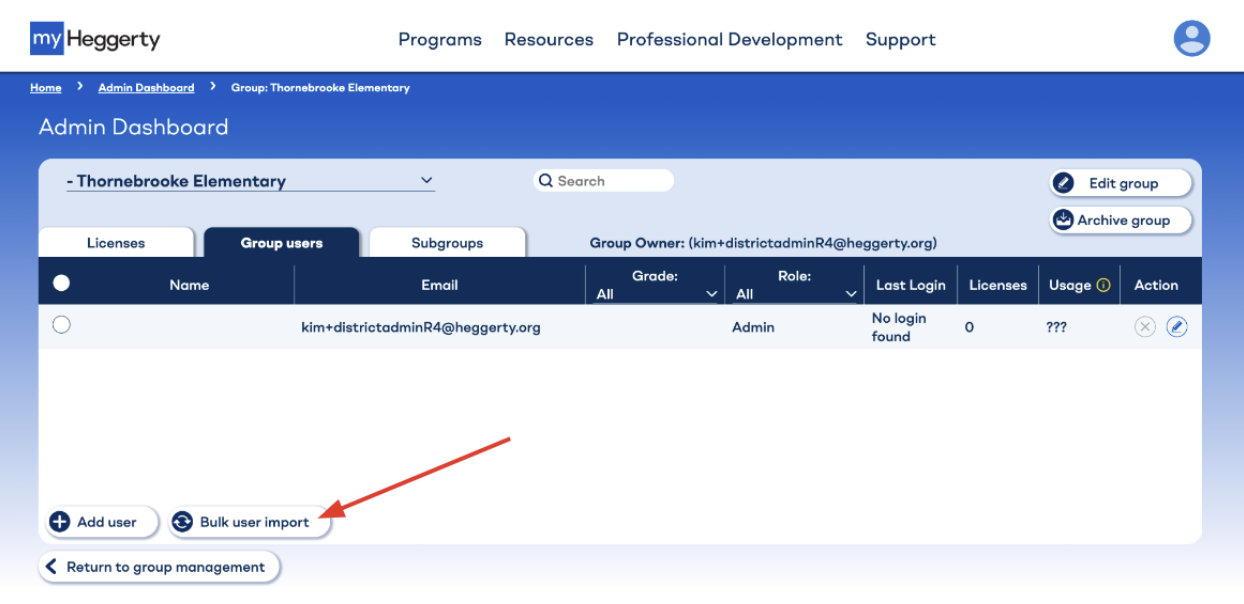 How do I add users on myHeggerty?
