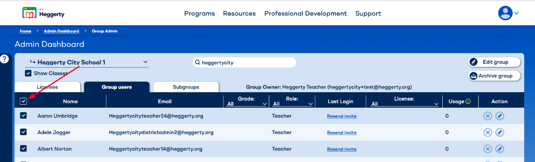 How do I add users on myHeggerty?