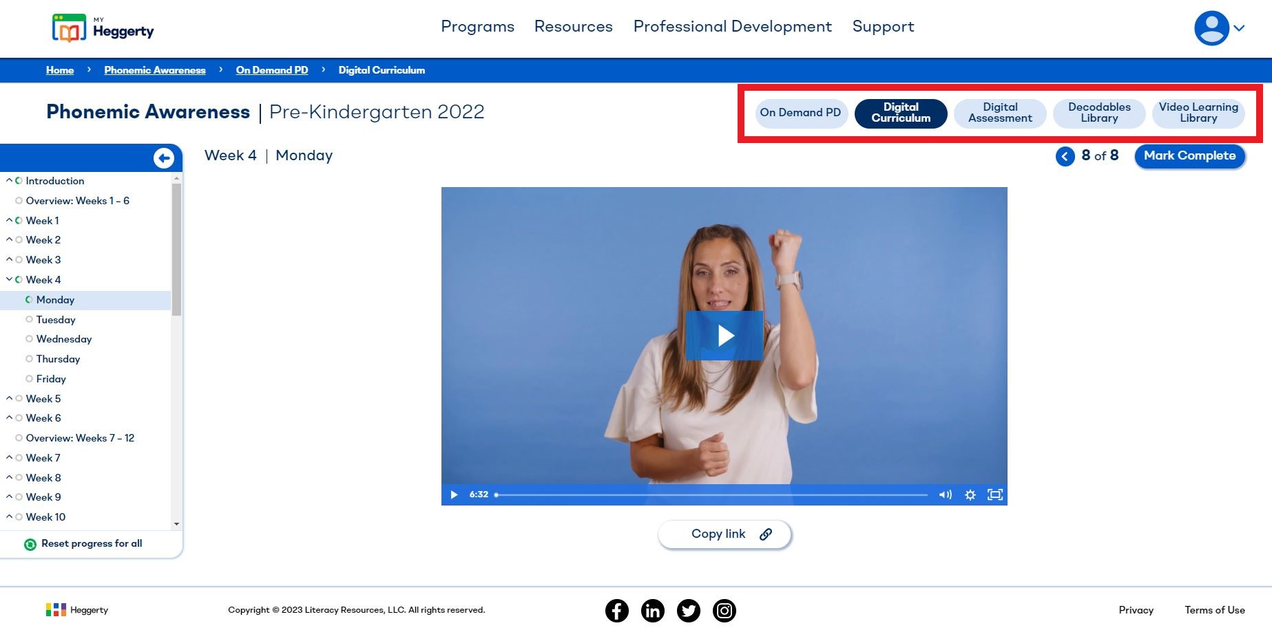How do I get started with the Phonemic Awareness resources on myHeggerty?