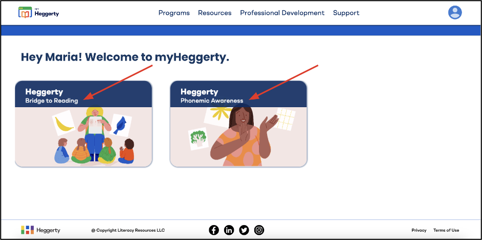 How do I navigate the Digital Curriculum on myHeggerty?