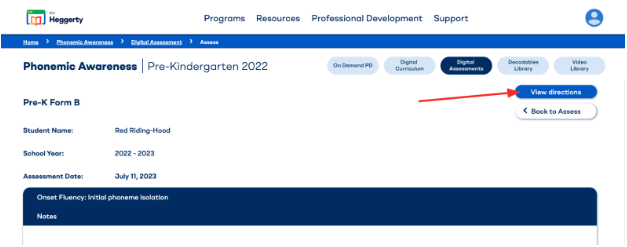 How do I use the Digital Assessments on myHeggerty?